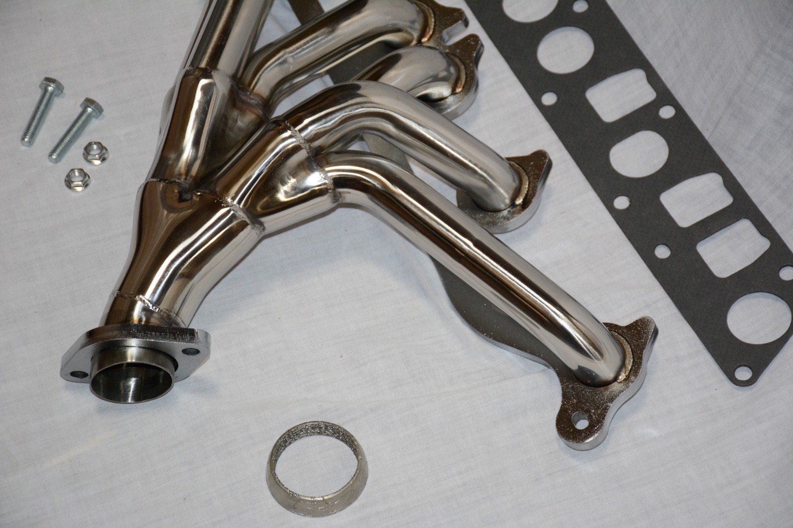 1991-99 JEEP WRANGLER GRAND CHEROKEE POLISHED STAINLESS HEADER TJ YJ XJ ...