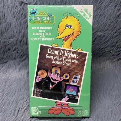 Sesame Street Home Video Count It Higher Great Music Videos VHS 1988 ...