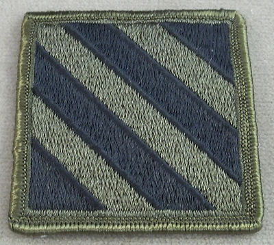 US Army 3rd Infantry Division Subdued Merrowed Edge Patch | eBay