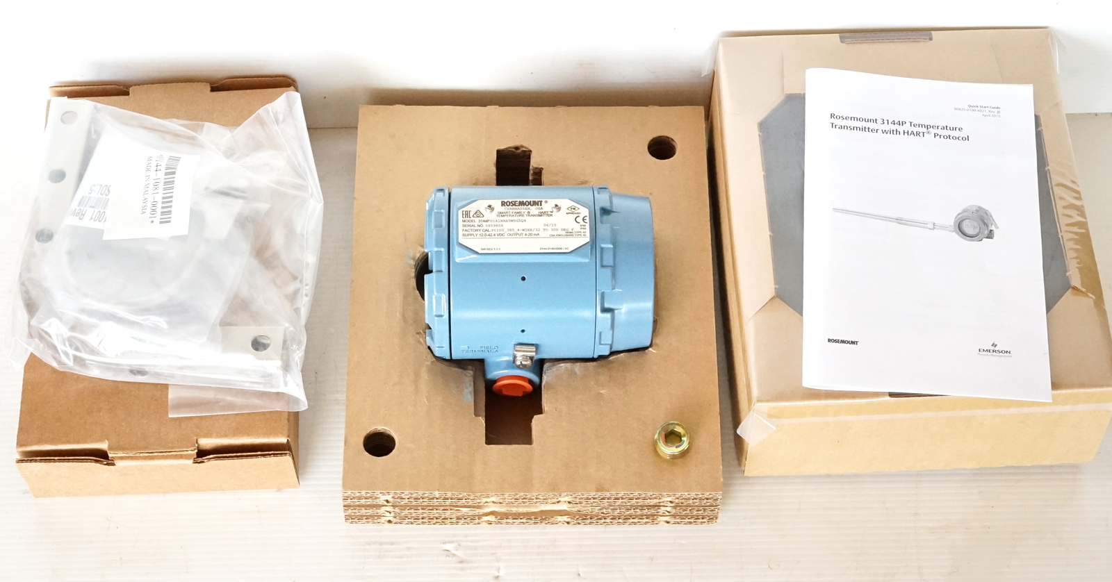 Emerson Rosemount 3144P Temperature Transmitter HART 300F *NEW* | eBay