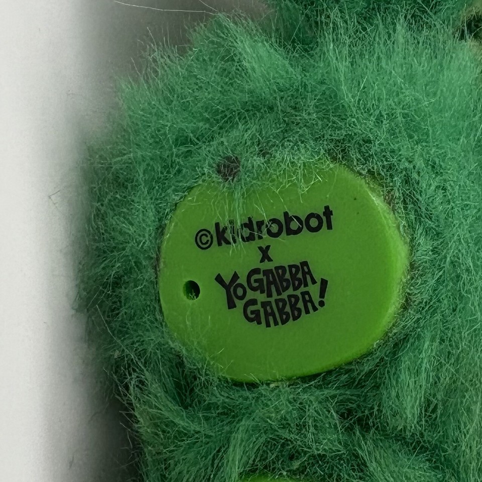 KidRobot Yo Gabba Gabba! 7" Brobee Vinyl Fur Figure Used | eBay