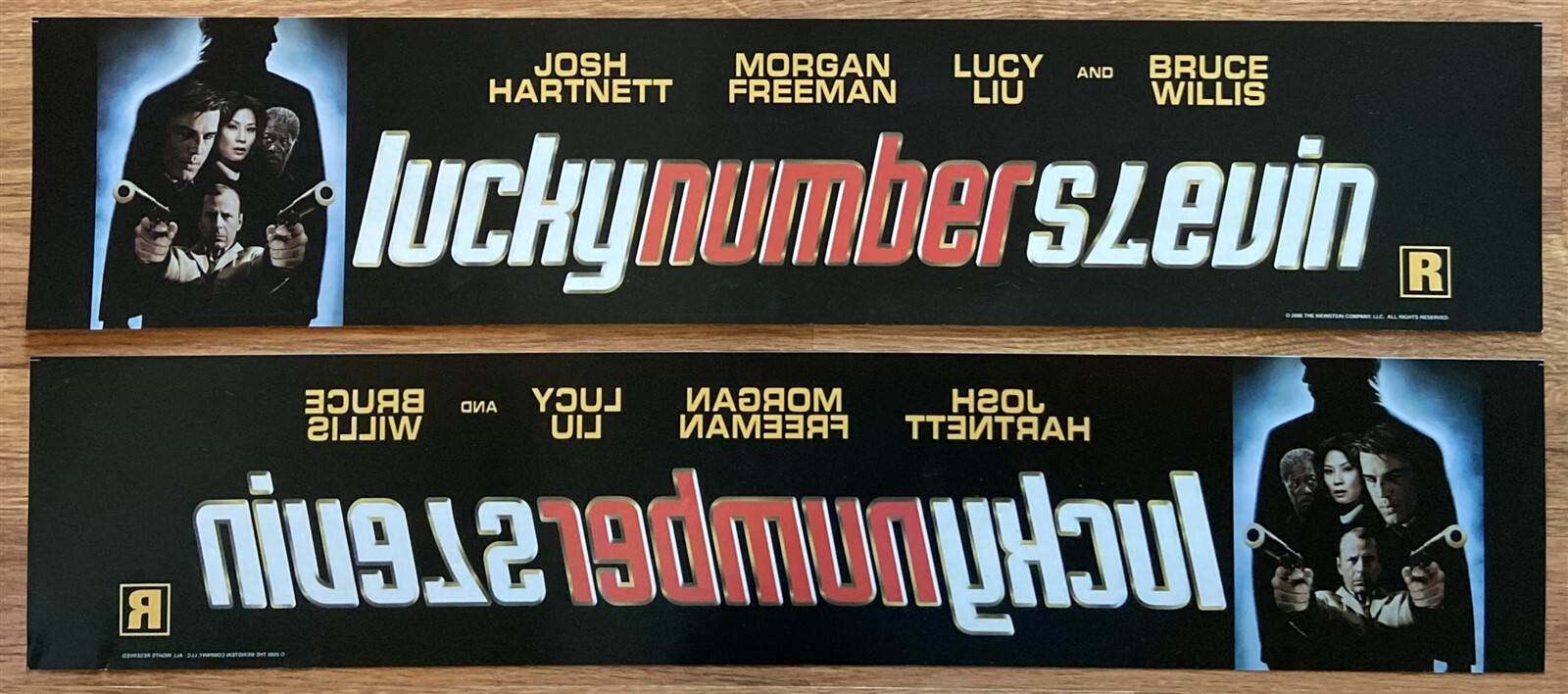 📽 Lucky Number Slevin (2006) - Double-Sided - Movie Theater Mylar ...