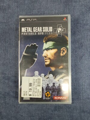 Metal Gear Solid: Portable Ops Plus (Sony PSP, 2007) NEW & Sealed u-2D ...
