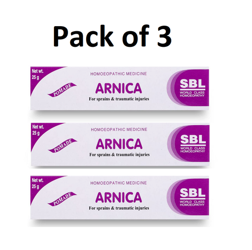 SBL Arnica Ointment For Sprain, Injury, Joint pain, Muscular Pain 25gm ...