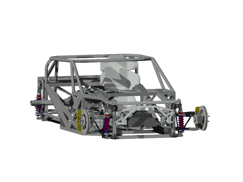 Mustang SuperCar Race Car Chassis Plans Blueprints Design not a Kit Car ...