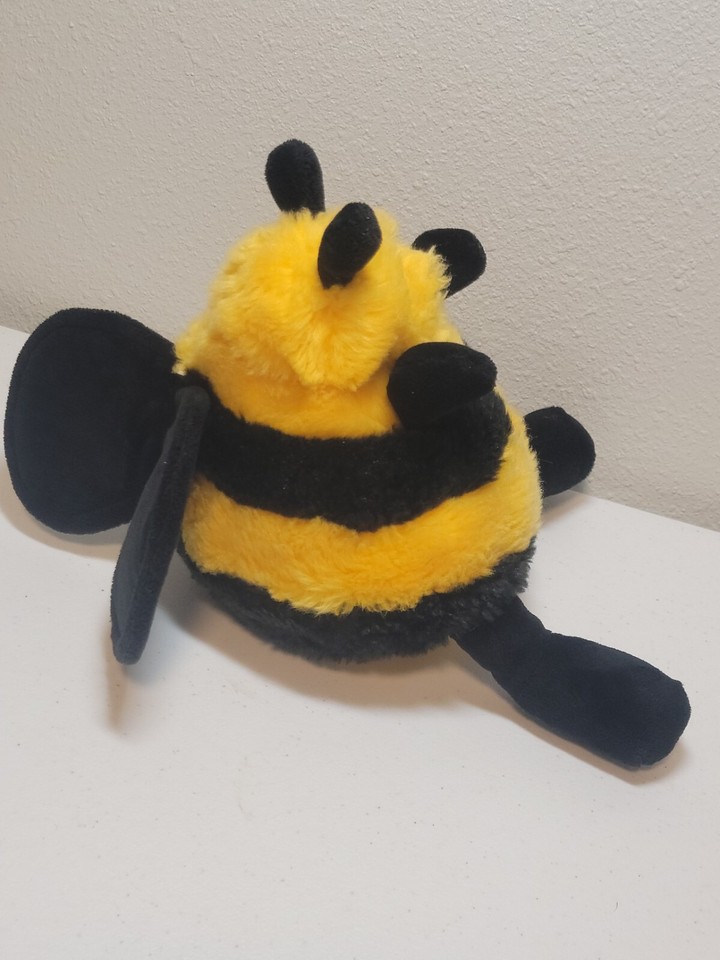 Plumpee Bumble Bee Stuffed Animal Plush Toy 9” Pollinator Holiday Gift ...
