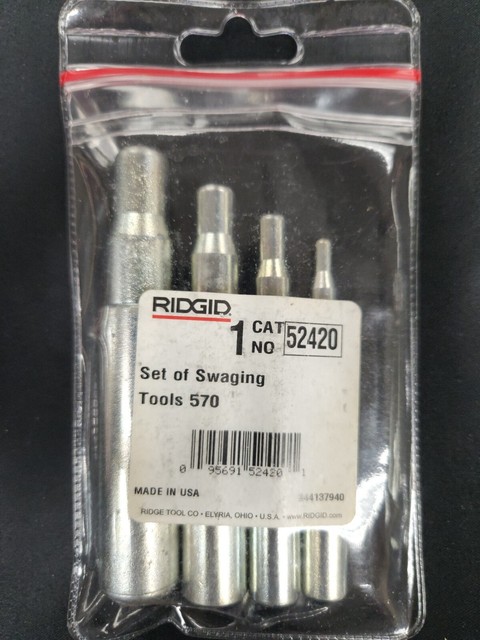 RIDGID 52420 Set of Swaging Tools 570 for sale online | eBay