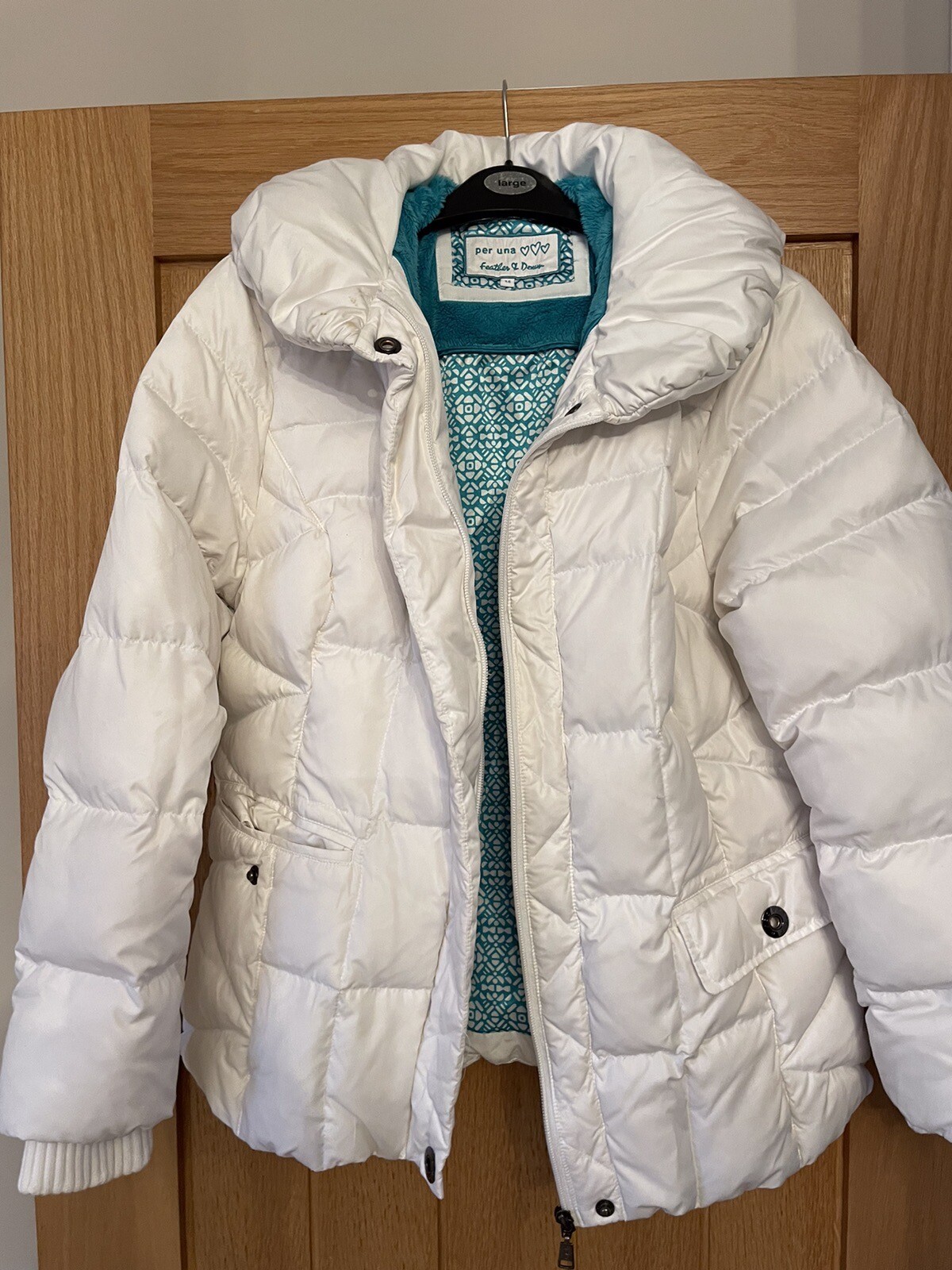 Marks & Spencer Per Una Feather And Down Jacket - Gem