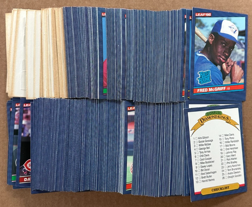 1986 Leaf Baseball Complete Set 1-260 Fred McGriff Rated Rookie | eBay