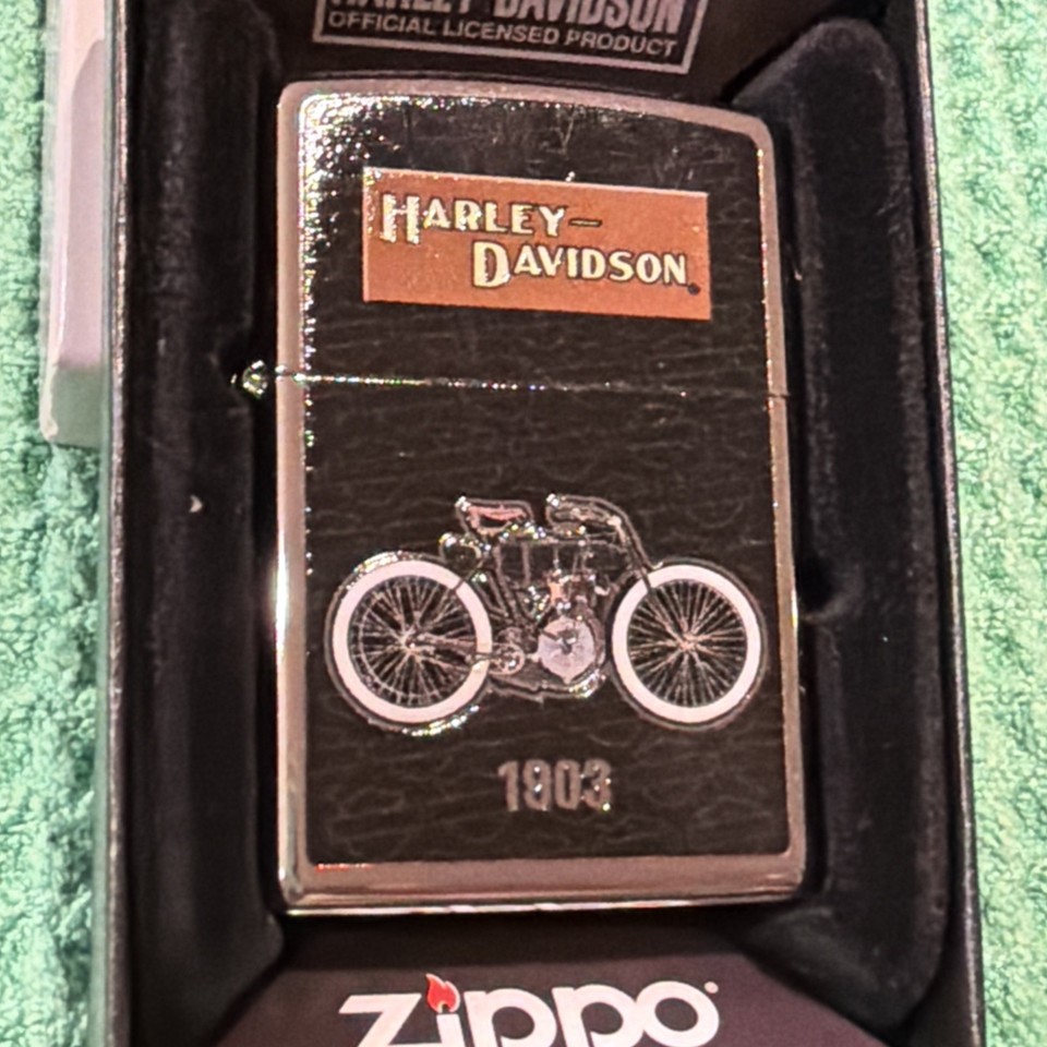 2018 Harley Davidson 1903 Motorcycle Chrome Zippo Lighter NEW | eBay