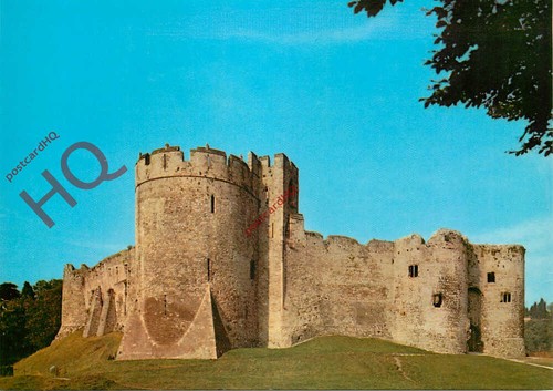 Postcard> Chepstow Castle, Gwent, Marten's Tower and Great Gate from ...