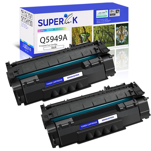 2PK Q5949A 49A Black Toner Cartridge For HP Laserjet 1160 1320 3390 ...