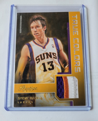 Steve Nash GAME WORN patch /25 Panini Prestige 2012-13 | eBay