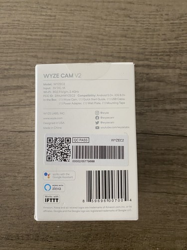 Wyze Cam WYZEC2 Wireless Indoor Smart Home Security Camera for sale ...