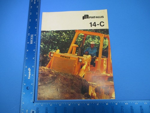 Vintage Fiat-Allis 14-C Brochure Rugged Fuel-Saving Diesel M6692 | eBay