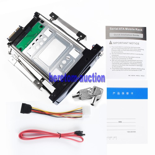 Single Bay 2.5" 3.5" SATA Hard Drive HDD SSD Hot Swap Mobile Rack ...