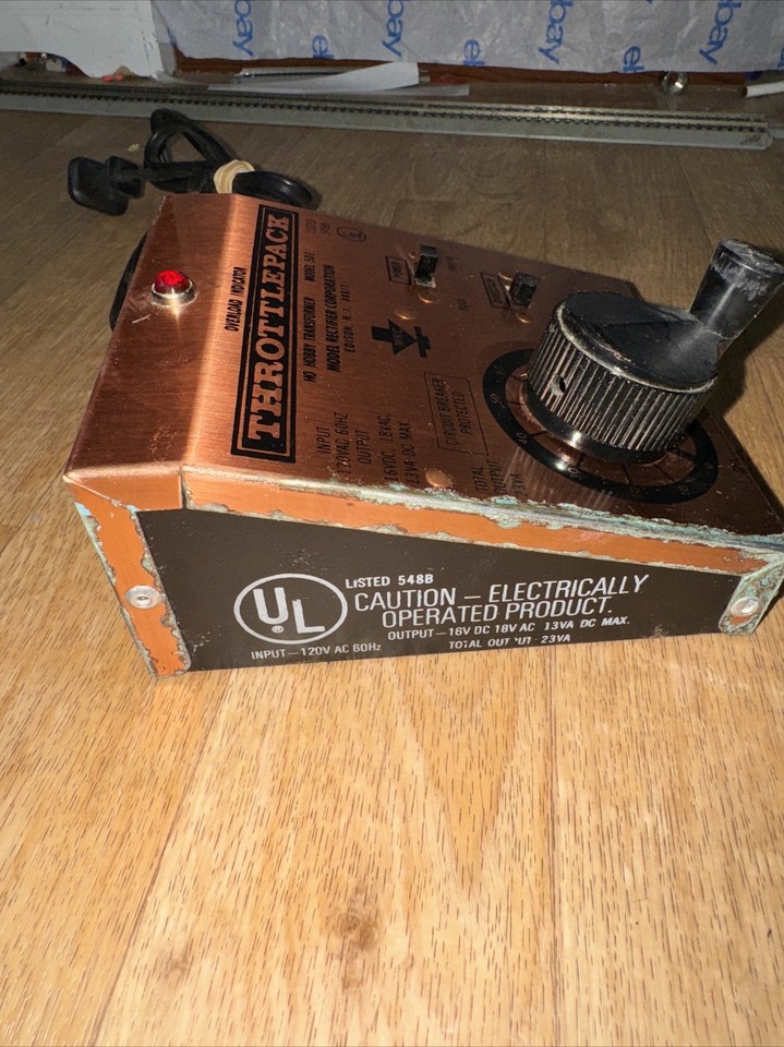 MRC HO Hobby Transformer Throttlepack Rectifier Model 501 | eBay