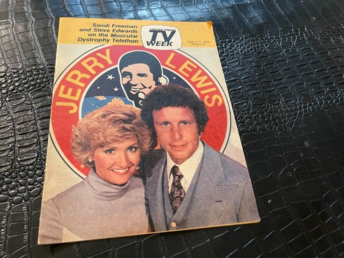 SEPTEMBER 5 1976 TV WEEK tv guide television magazine - JERRY LEWIS ...