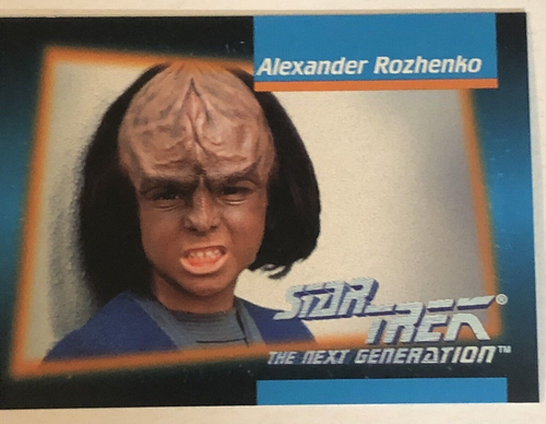 Star Trek The Next Generation Trading Card #20 Alexander Rozhenko Brian ...