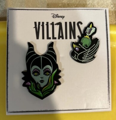 Disney Mondo Sleeping Beauty Diablo and Maleficent Pin Set | eBay