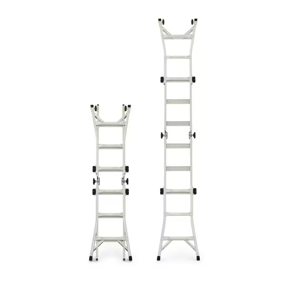 Gorilla Ladders Multi-Position Ladder 14 ft. Reach Height 375 lbs. Load ...