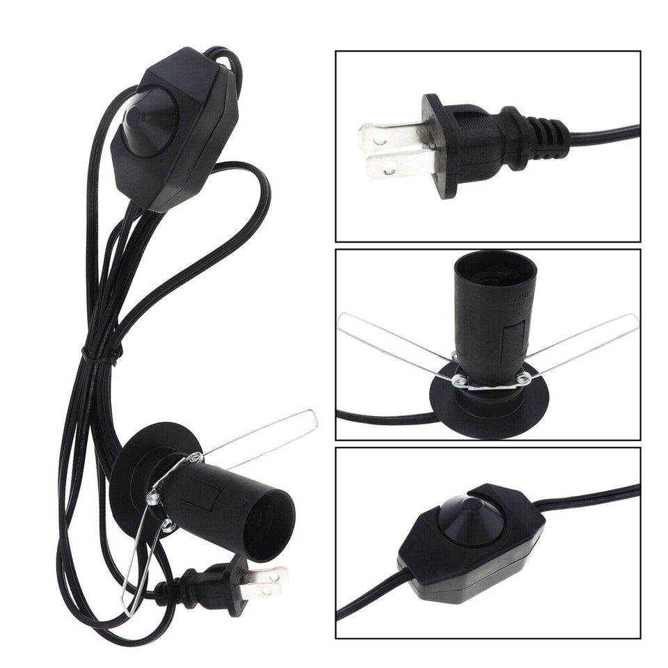 2PCS Salt Lamp Cord with Dimmer Control - Power Cord for Crystal Salt ...