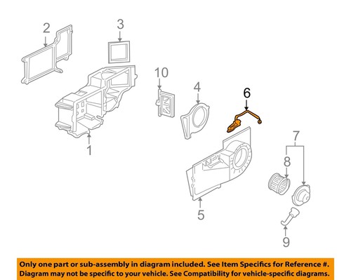 GM OEM 03-24 Express 1500 Blower Motor Fan-Resistor 22941007 | eBay