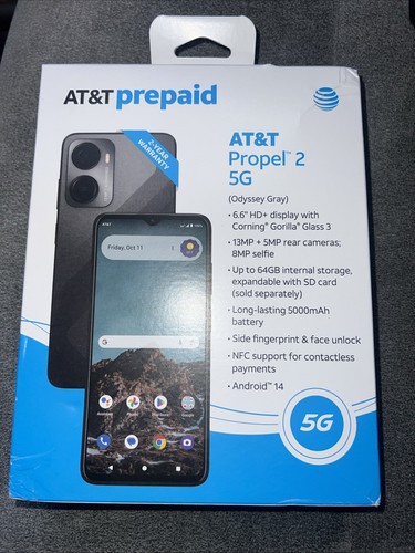 AT&T Propel 2 5G 64GB (AT&T) Prepaid Smartphone - New In Box | eBay