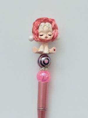 Beaded pen! Custom Gifts! Basket Fillers! Journal! Collect! SP Pink | eBay