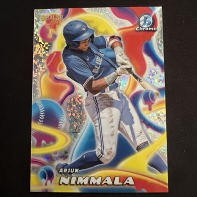 2025 Bowman Chrome -Melt Mashers Arjun Nimmala #MM-1 Mini-Diamond ...