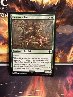 MTG Lord Of The Rings: Tales Of Middle Earth NON Foil Generous Ent 0169 ...