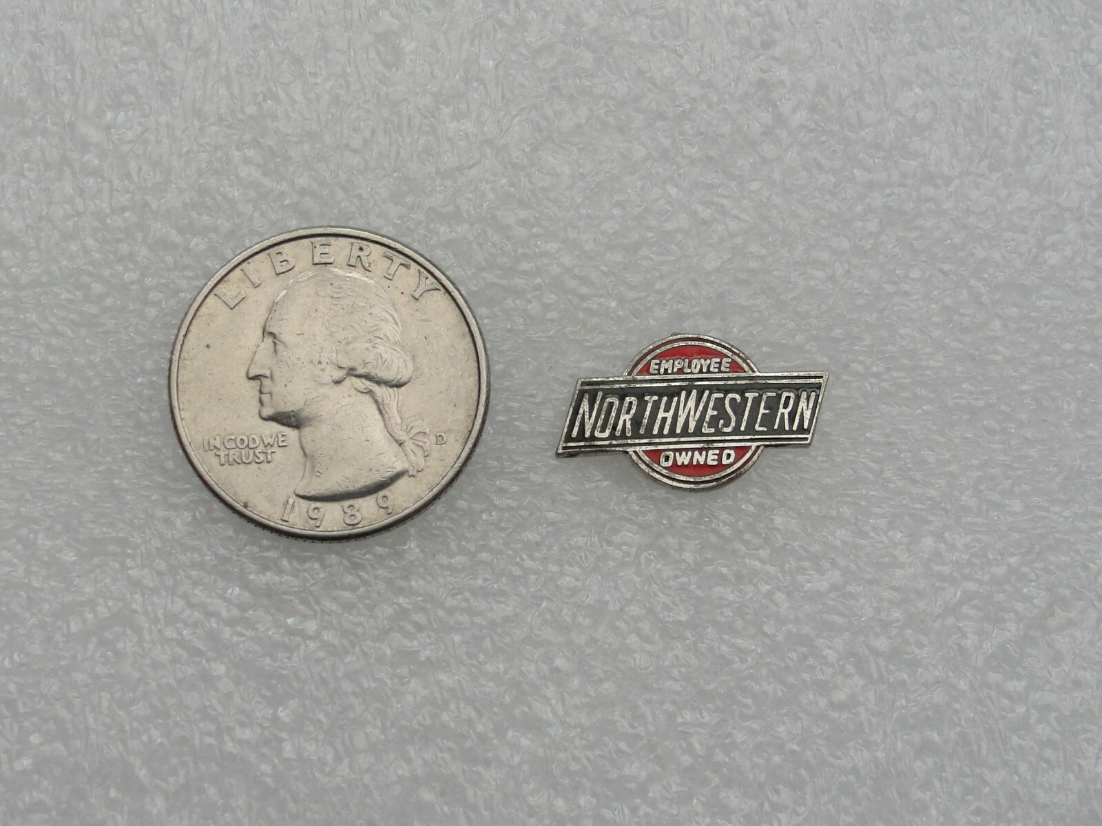 Collectible RAILROAD Hat / Lapel Pin NORTHWESTERN RAILROAD "Employee ...