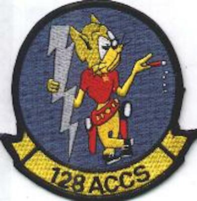 4" USAF AIR FORCE 128 ACCS SQUADRON BOMB EMBROIDERED JACKET PATCH | eBay