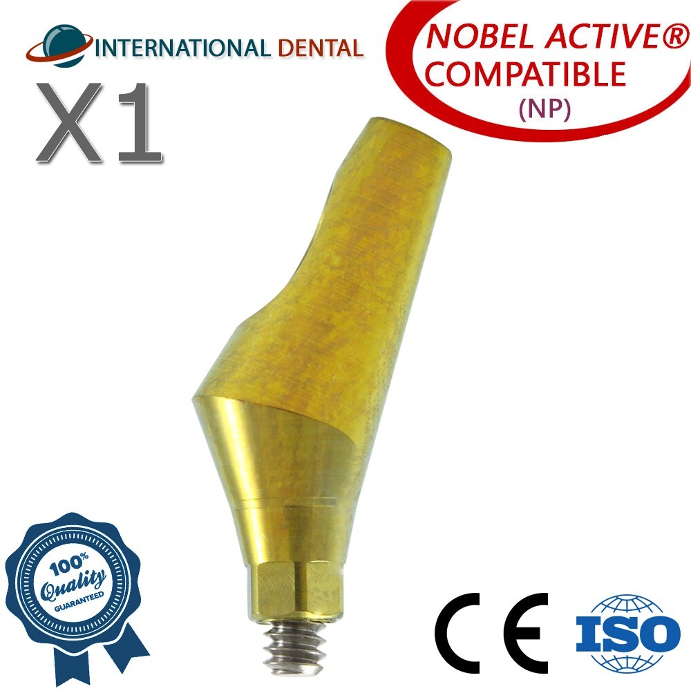 1x Angular Adapter Head 15° (NP) For Nobel Biocare Active Hex Dental ...