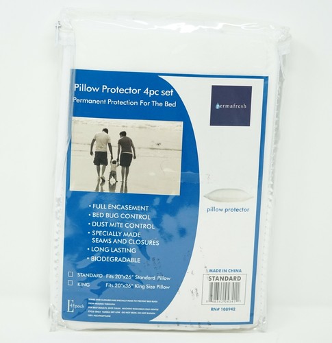 Cottonloft Permafresh Antibacterial Pillow Protectors - SET OF 4 ...