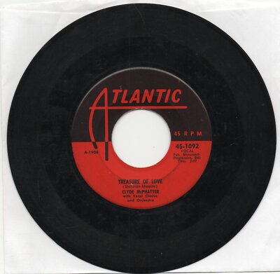 Clyde Mc Phatter Treasure Of Love On Atlantic | eBay