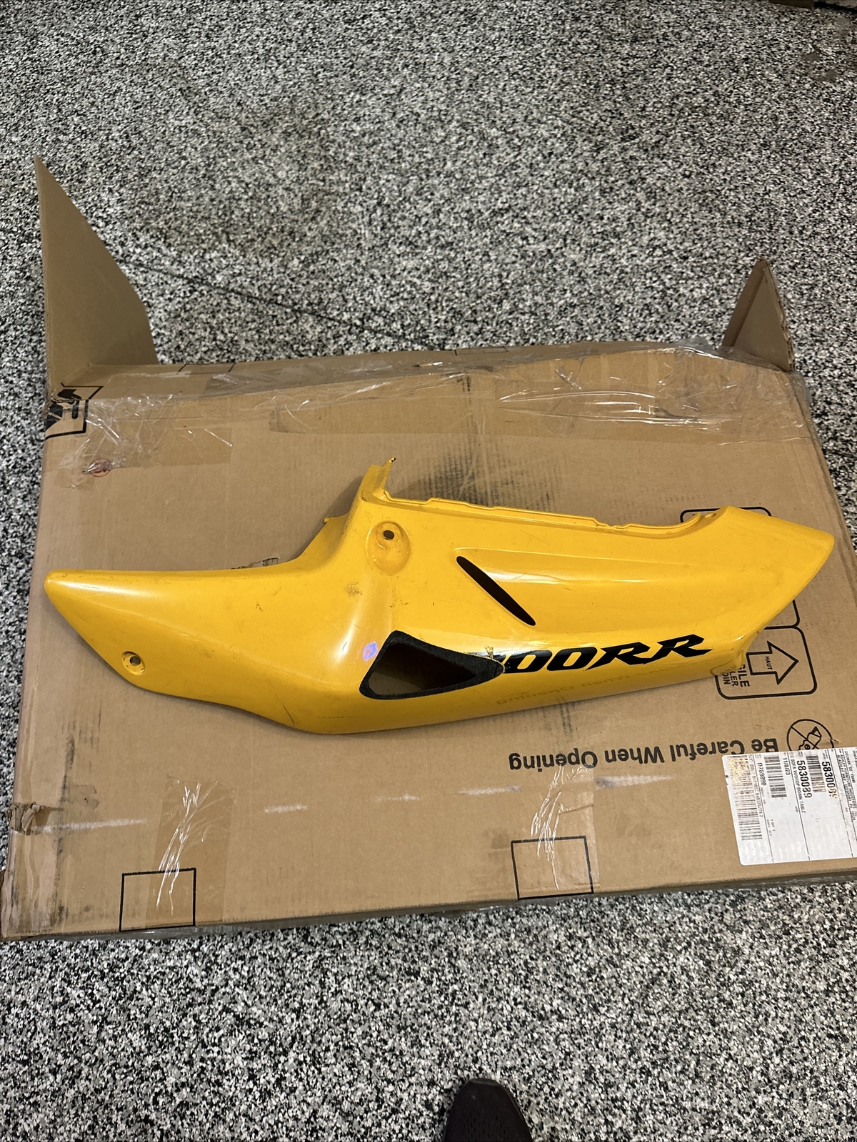 1998 OEM Honda CBR900RR Left Side Rear Tail Fairing Panel CBR 900 900RR ...