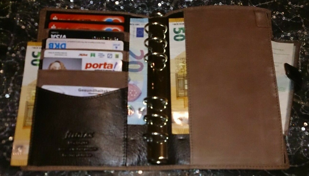 filofax A6 ECHT LEDER braun NEUWERTIG viele Fächer Hochwertig Luxus ...