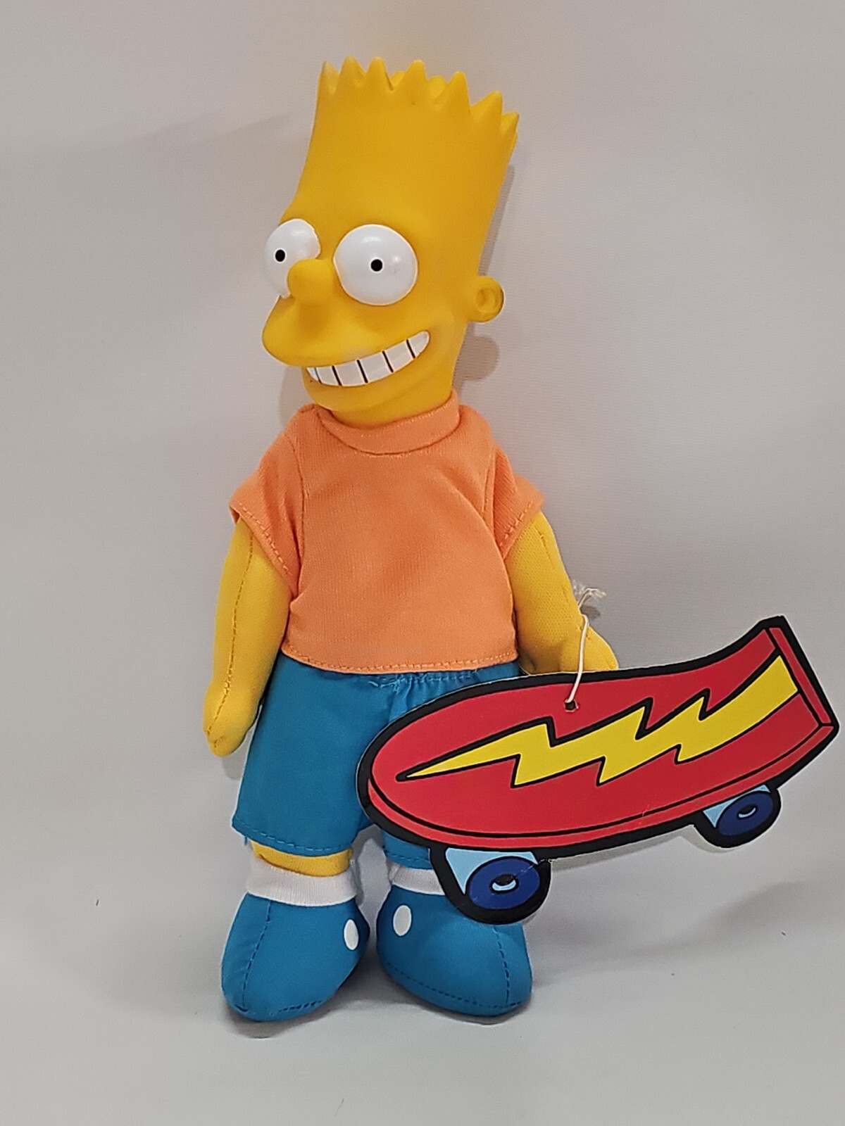 9.5". W/ Tags 1990 Bart Simpson Plush Stuffed Doll Vinyl Matt Groening ...