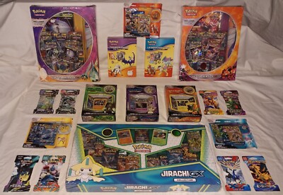2 ULTRA BEAST GX Premium Collection Boxes w/ Pokemon Jirachi GX ...