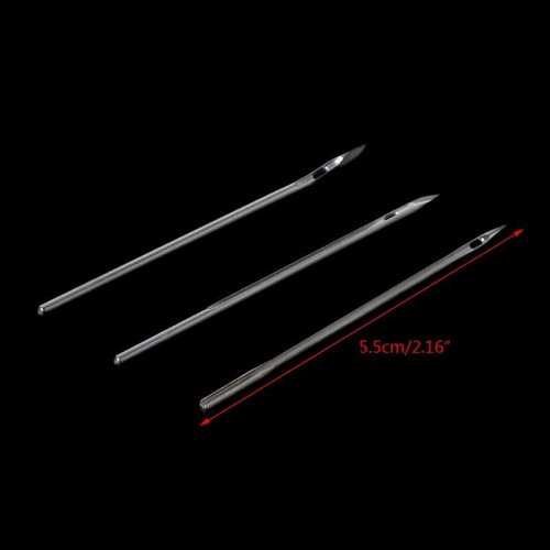 3Pcs Stainless Steel Sewing Needles For Speedy Stitcher Sewing Awl DIY ...