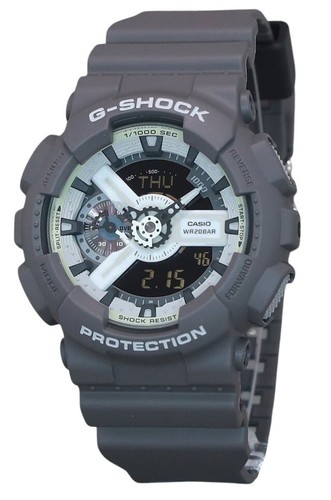 Casio G-Shock Hidden Glow Series Alarm Shock-Resist GA-110HD-8A 200M ...