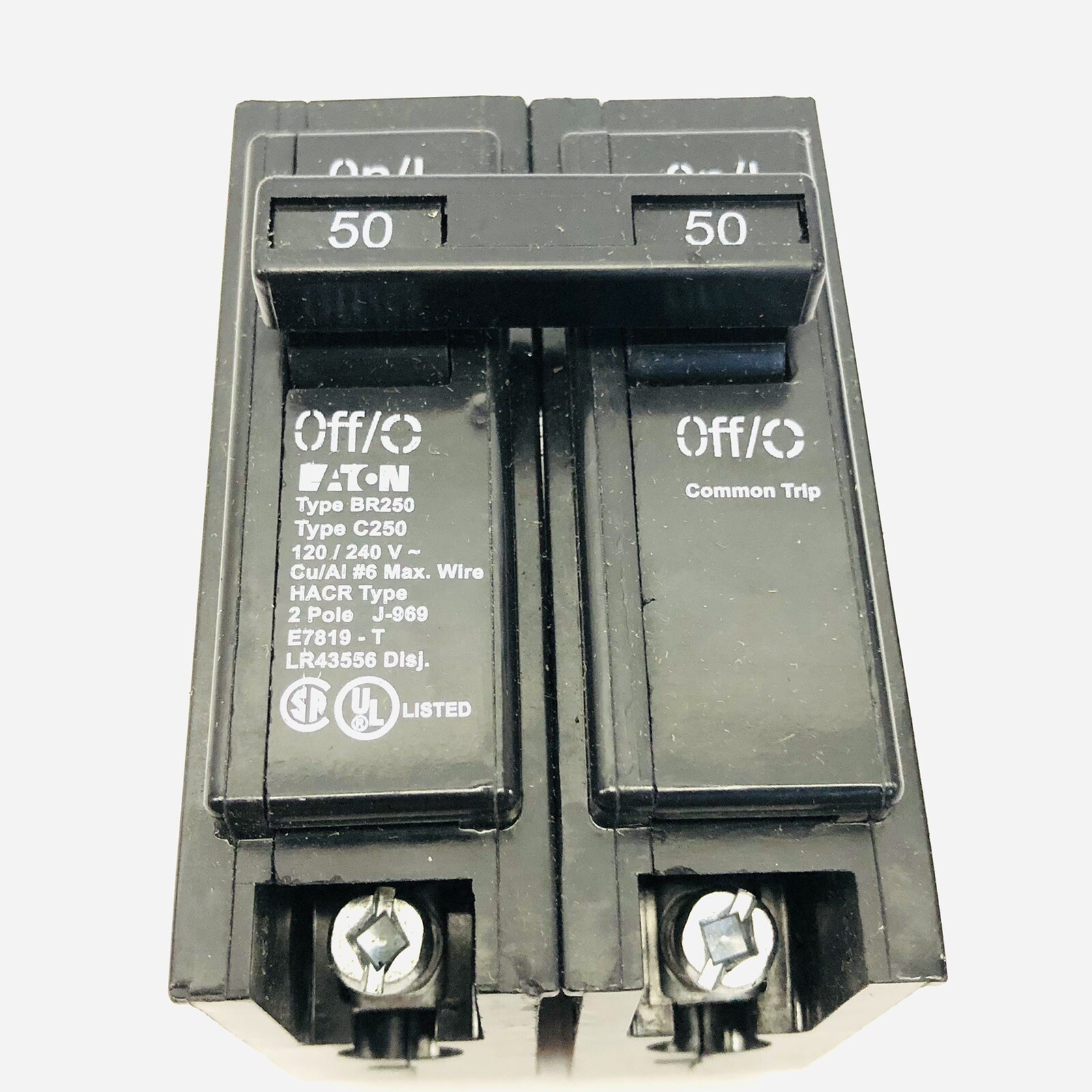 EATON BR250 50AMP TYPE BR MAIN CIRCUIT BREAKER | eBay