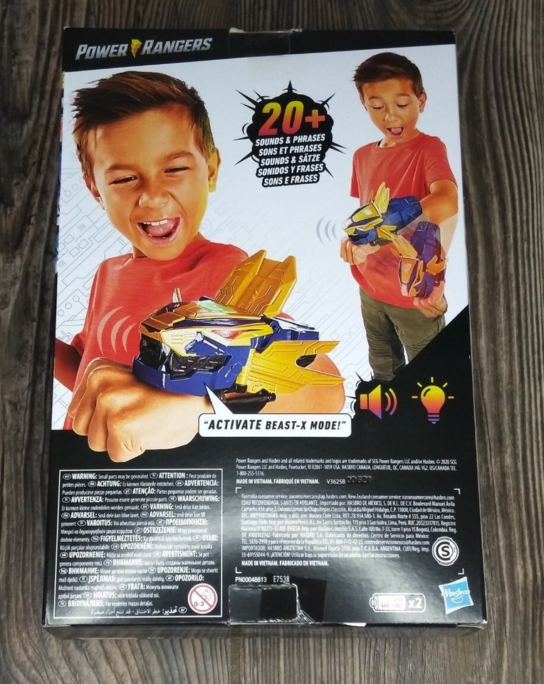 POWER RANGERS Beast Morphers Beast-X King Morpher Zord Toy Wrist Band Bracelet 5010993685646| eBay