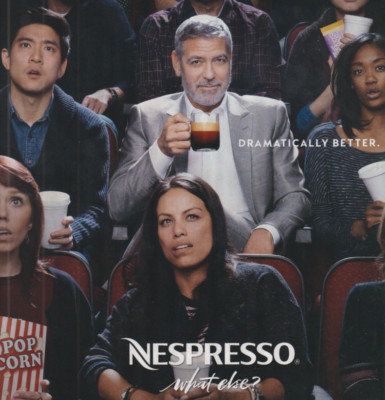 2019 Nespresso Print Ad 8"x11" George Clooney What Else? | eBay