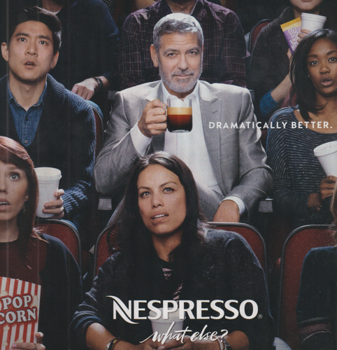 2019 Nespresso Print Ad 8"x11" George Clooney What Else? | eBay