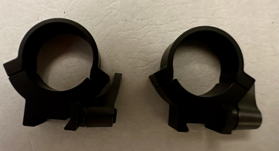 Warne Maxima QD 22 Rimfire Medium Scope Rings 1" Matte 11mm 3/8 ...