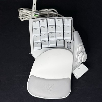Razer Tartarus Pro RZ07-0311 Mercury White Gaming Keypad | eBay
