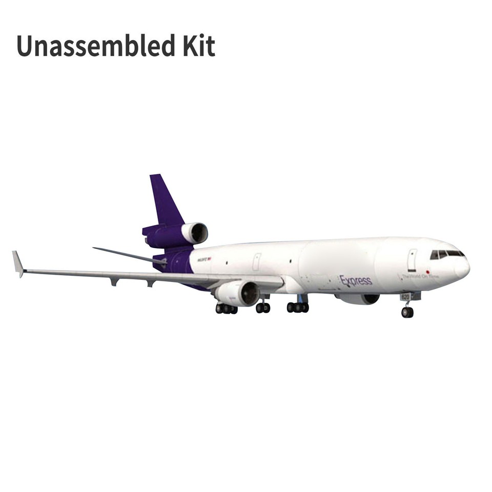 1:100 Scale Fedex MD-11 Air Plane Model 3D Paper Unassembled Kit ...