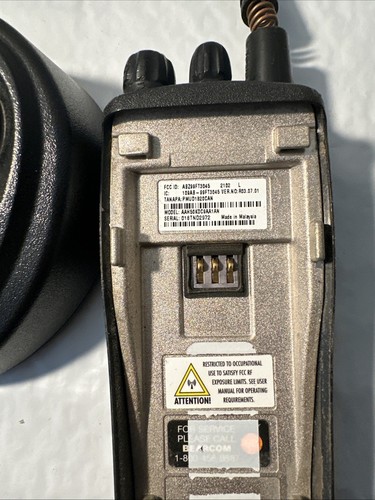 Lot Of 2 Motorola CP200 Radios VHF 4 channel Radios AAH50KDC9AA1AN/w ...